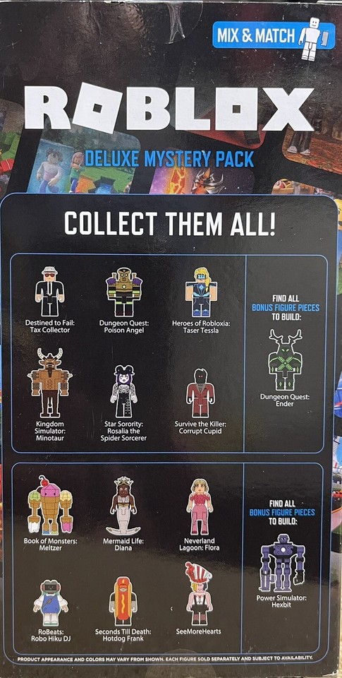 ROBLOX Action Collection SERIES 1 DELUXE MYSTERY PACK BOX Figures ...