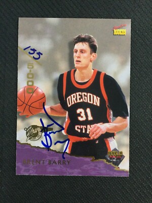 1995 Signature Rookies Tetrad #21 Brent Barry Rookie Autograph /5000 | eBay