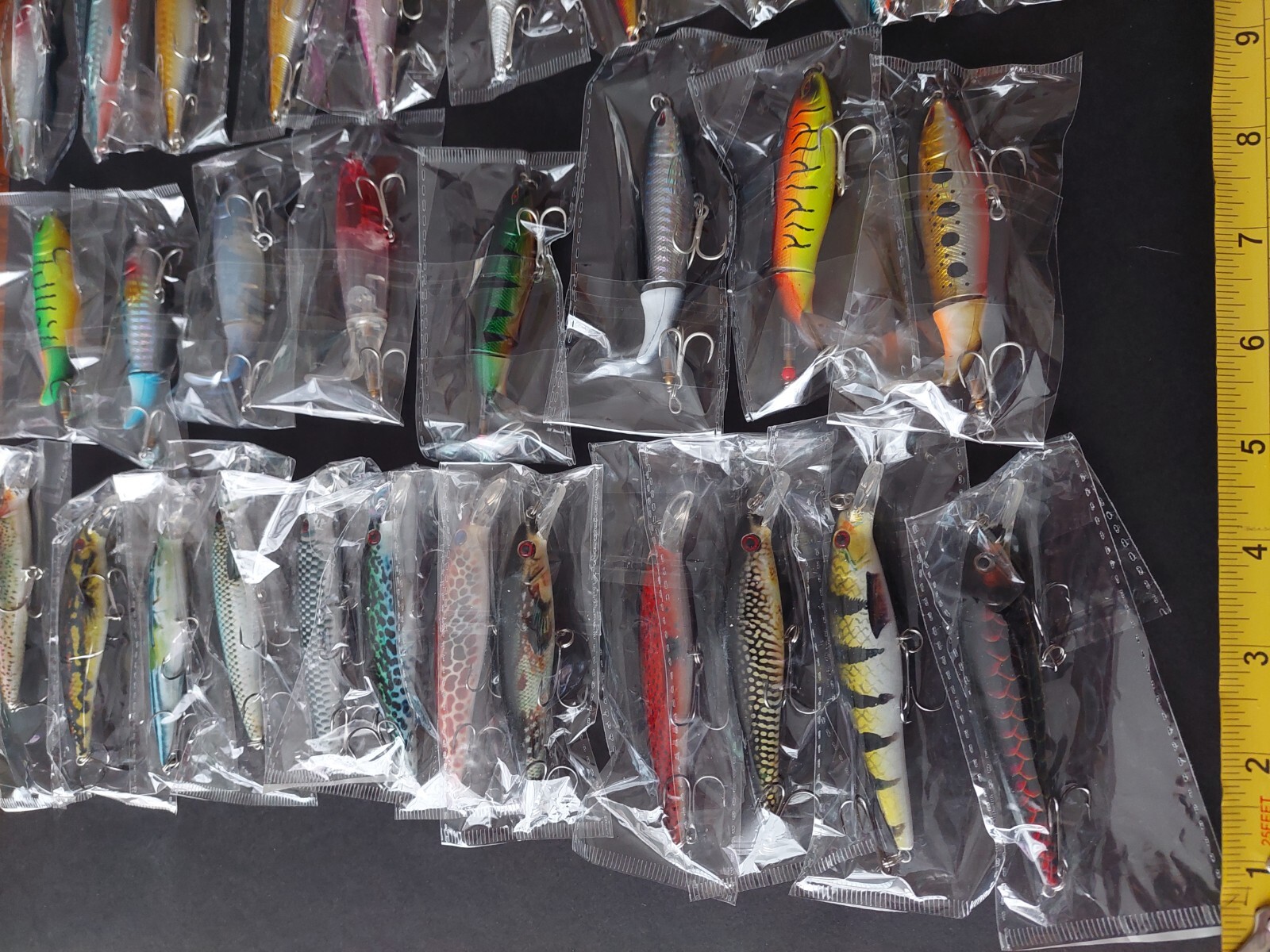 Largemouth Bass Minnow Fishing Lures Crankbaits Mixed Lot Of 40pcs ...