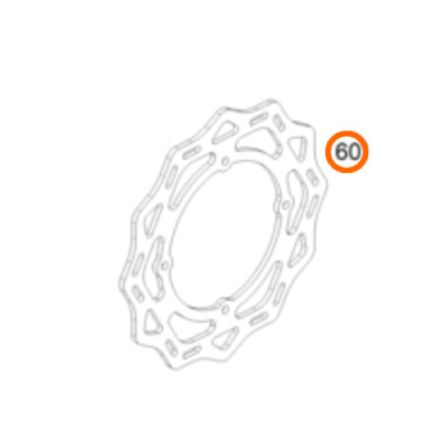 KTM REAR DISC D=210MM - KTM 2017-2020 85 SX - 23610060000 | eBay