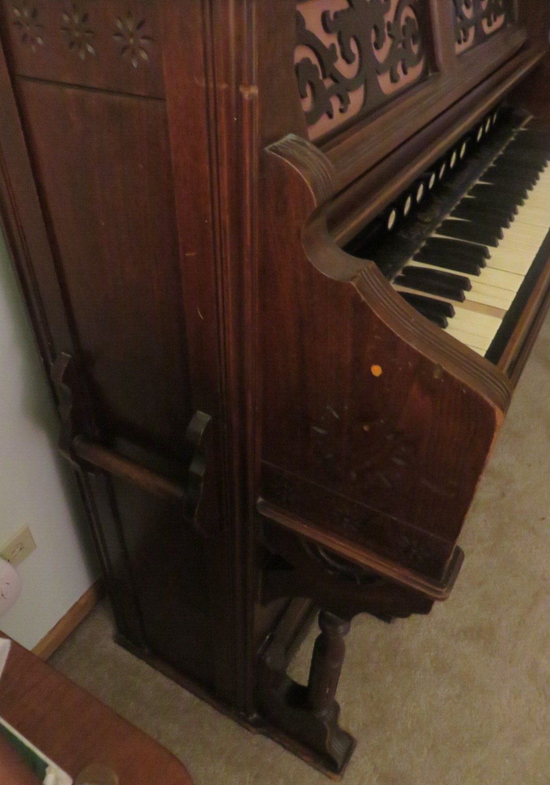 Vintage Estey Parlor pump organ Brattelboro Vermont BELLOWS WORK | eBay