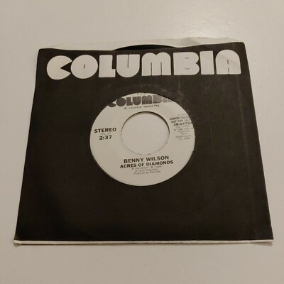 BENNY WILSON ACRES OF DIAMONDS/same Columbia Never Played EX/M- Promo ...