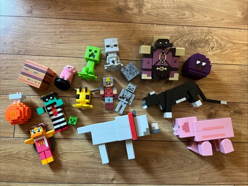 Minecraft Large Cat Action Figure Pig Dog Rare Lot McDonald’s Drink ...