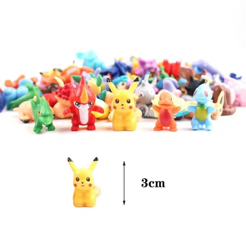 24 Pack Miniature Pokemon Figures Unopened Pikachu Poliwhirl And Many ...