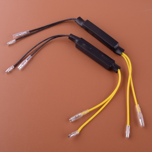 2Pcs Universal Motorcycle Turn Signal LED Indicator Load Resistor ...