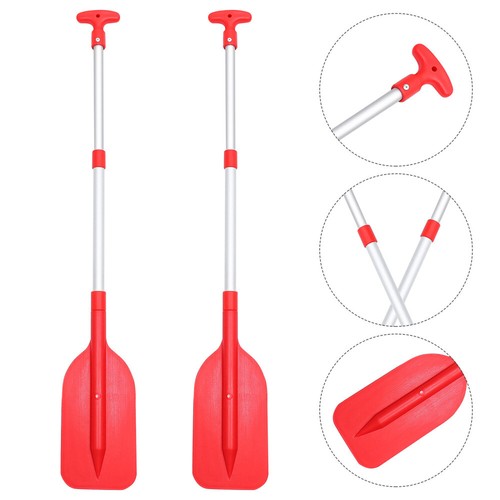 2 Pcs Retractable Paddle Telescopic Boat Paddles Boating Canoeing | eBay UK