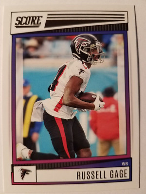 RUSSELL GAGE ATLANTA FALCONS 2022 PANINI-SCORE CARD #38 | eBay
