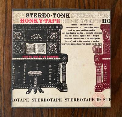 Stereo-Tonk Honky-Tape Stereotape 19 2 Track Stereo Reel to Reel 7.5 ...