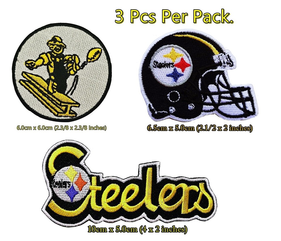 PITTSBURGH STEELERS NFL Football Patches Embroidery iron, sew(From Thai ...