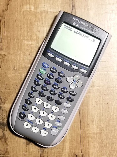 Texas Instruments TI-84 Silver Edition Graphing Scientific Calculator ...