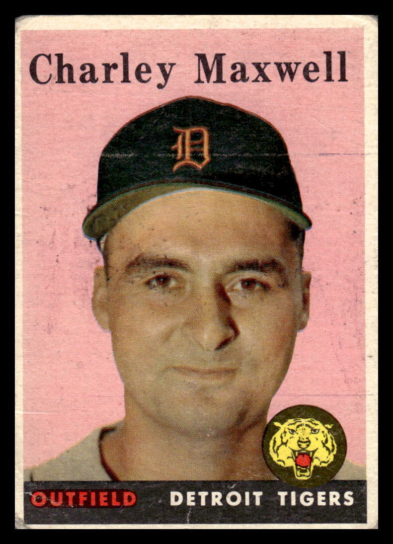 1958 Topps Charley Maxwell #380 Detroit Tigers Baseball Card | eBay