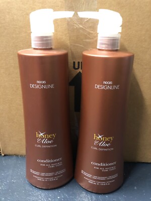 LOT of 2 Regis Designline Honey & Aloe Curl Definition Conditioner 33.8 ...