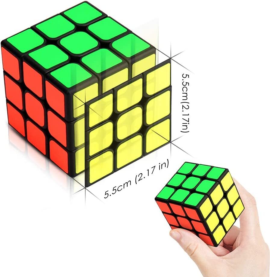 Original Cube 3x3 Rubix Magic Rubic Mind Game Classic Puzzle Kids ...