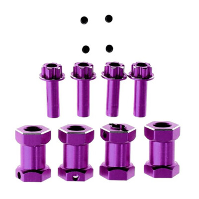 Alloy Machined 12mm Hex Wheel Adapters for 1/10 Car, Truck & Buggy W ...