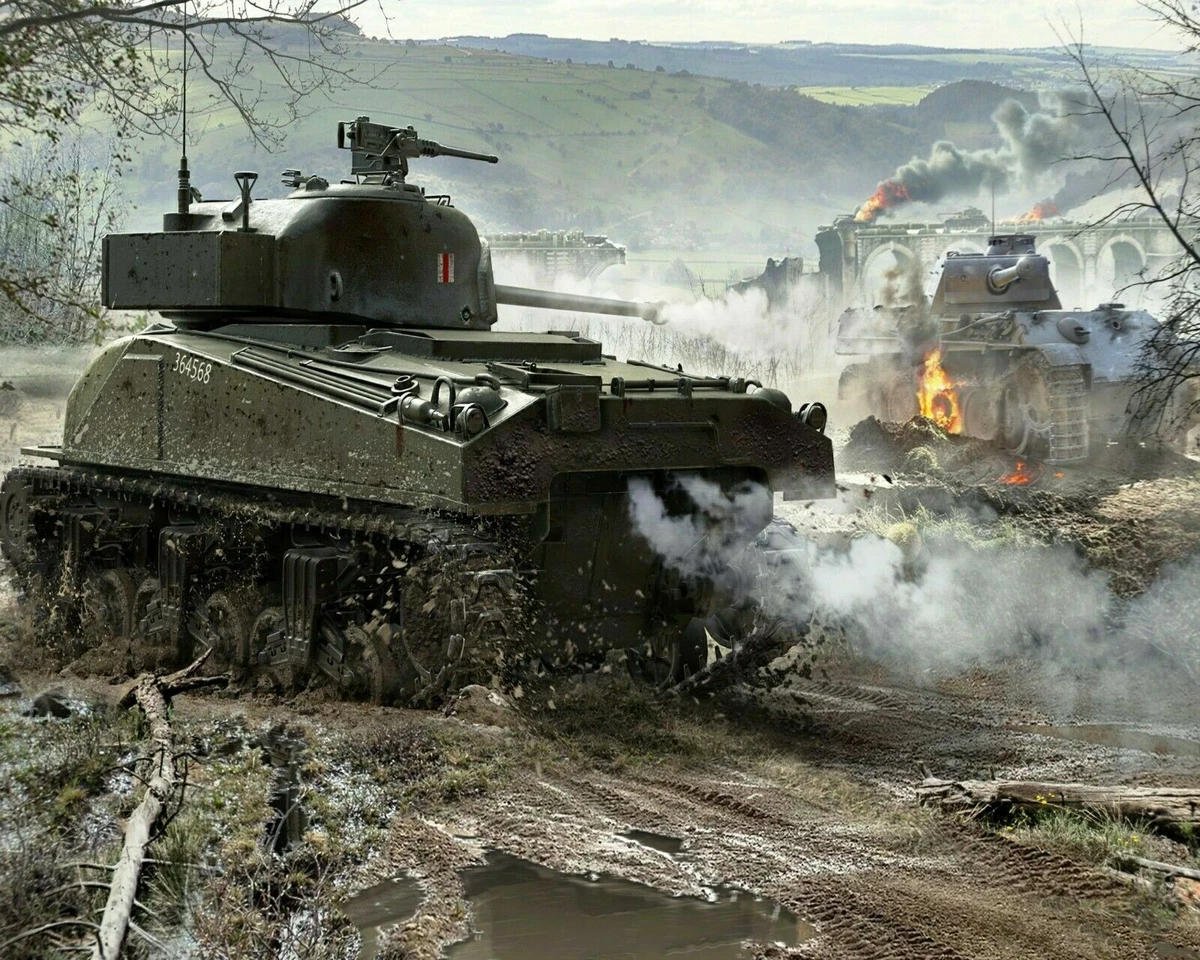 Sherman Tank Wallpaper
