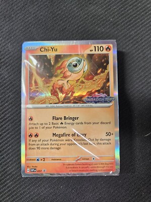 Chi-Yu Pokemon Deck SVPen 057 Paradox Rift Build & Battle Deck Stamped ...