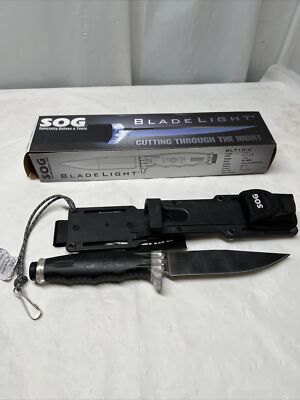 SOG Blade Light With Sheath Batteries Included DEFECTS | eBay