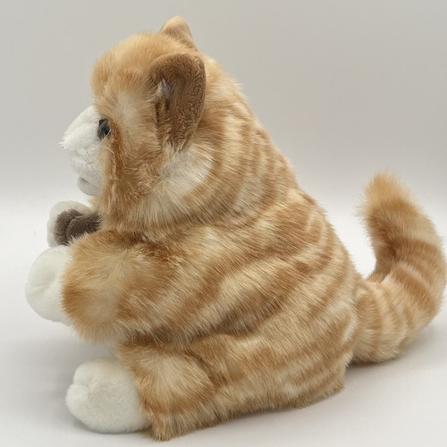 Vintage Folkmanis Tabby Cat Kitten Hand Puppet Realistic Clean Stuffed ...