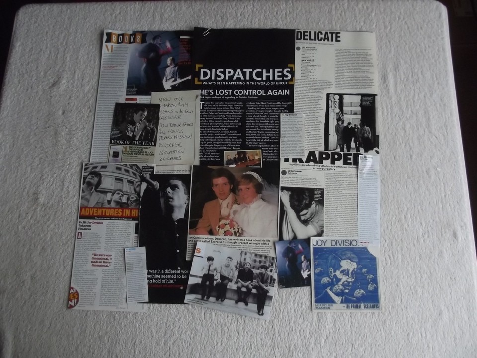 JOY DIVISION - MAGAZINE CUTTINGS COLLECTION - CLIPPINGS, ADVERTS ...