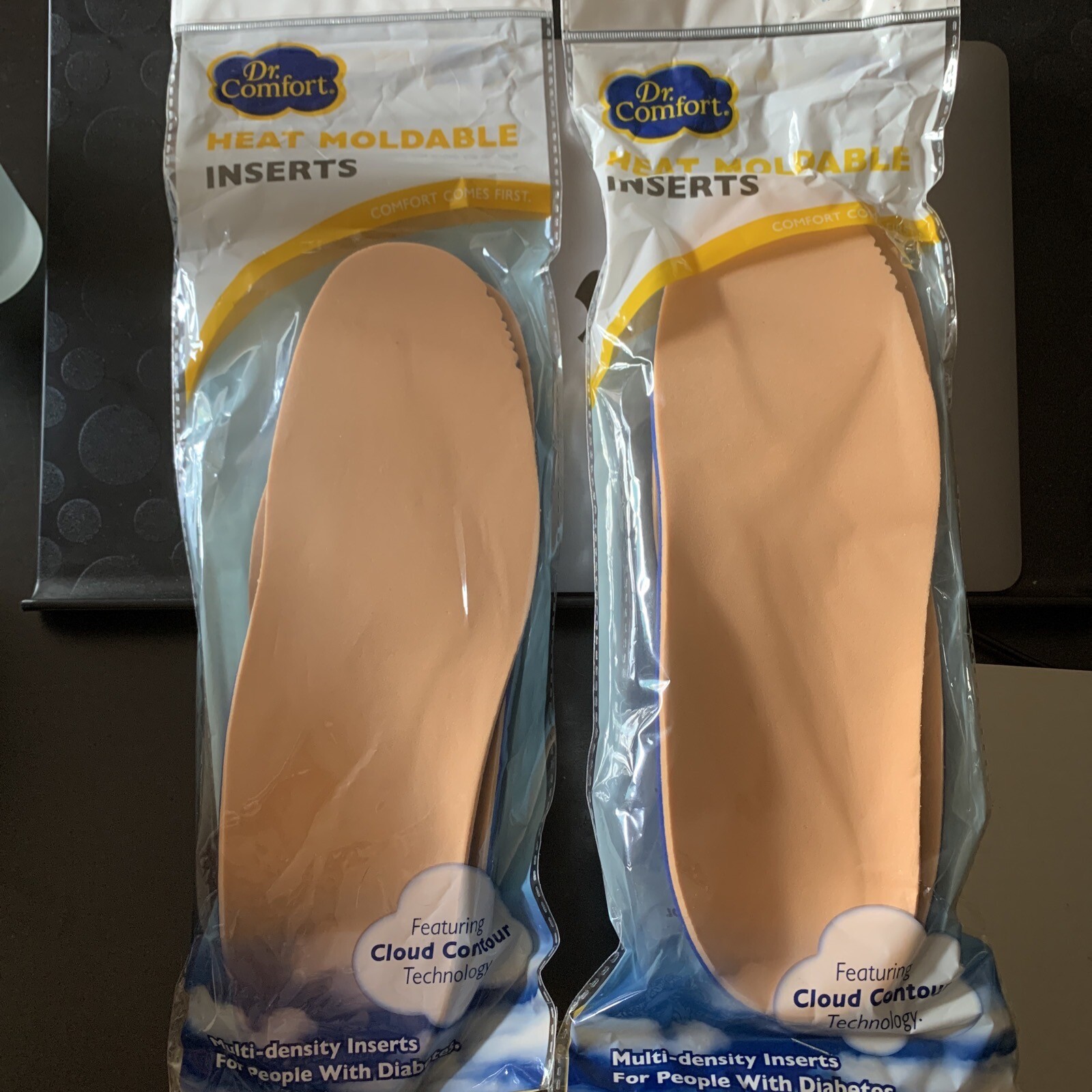 Dr Comfort Diabetic Heat Moldable Inserts Lot of 2 W/ 9.5. M/11 | eBay
