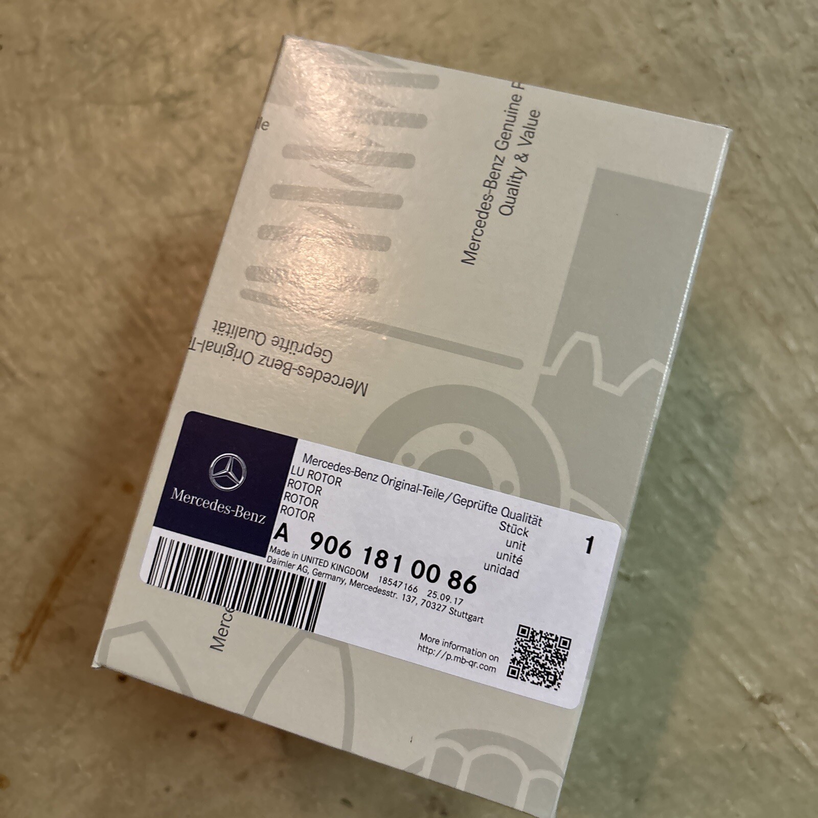 A5 Mercedes-Benz A9061810086 Centrifugal Filter Genuine for sale online ...