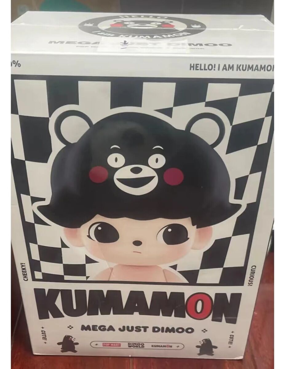 POPMART MEGA JUST DIMOO 400% Kumamon Figure Sealed box POPMART MEGA JUST DIMOO 400% Kumamon Figure Sealed box