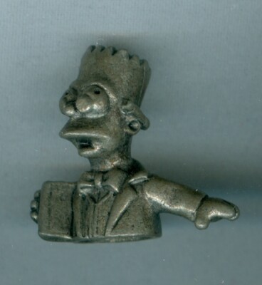 Clue Game Replacement Piece: The Simpsons Edition Pewter Bart as ...
