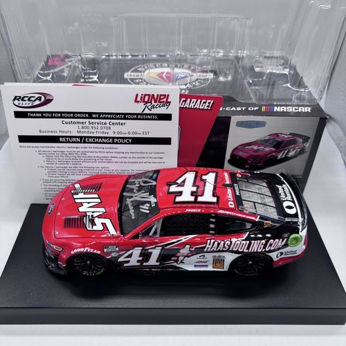 504 Made 2023 Autographed Ryan Preece 1/24 #41 Haas Tooling Ford ...