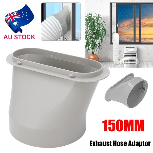 Flat Mouth Exhaust Duct Window Adaptor Portable Air Conditioner Hose ...