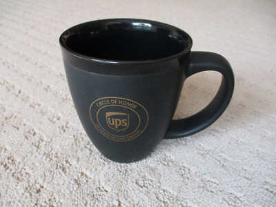 UPS~UNITED PARCEL SERVICE~COLLECTIBLECIRCLE OF HONOR BROWN COFFEE MUG ...