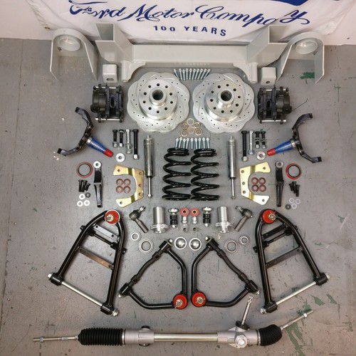 1964-70 Ford Mustang II Front End Suspension IFS 2" Drop Spindle 5x4.5 ...