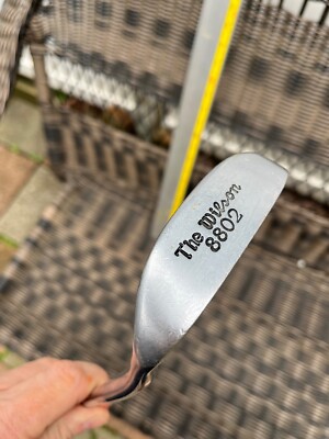 wilson 8802 putter head speed label leather grip | eBay