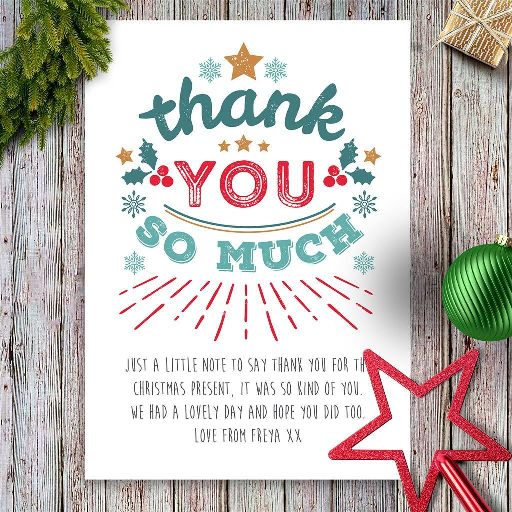 Holiday Thank You Wording