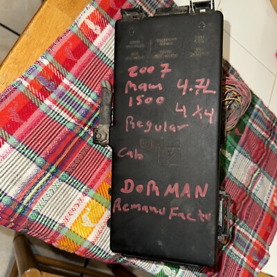 DODGE RAM 2007 4.7 1500 INTEGRATED CONTROL MODULE FUSE BOX DORMAN 599 ...