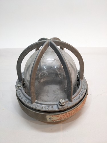 Vtg HUBBELL KILLARK Explosion Proof Hazardous Lighting Light Fixture HX ...