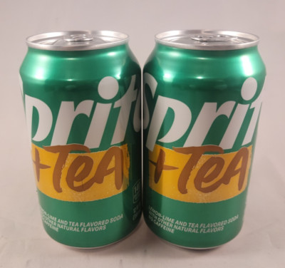 Sprite + Tea Flavored Soda - 2 Full 12 oz. Cans | eBay