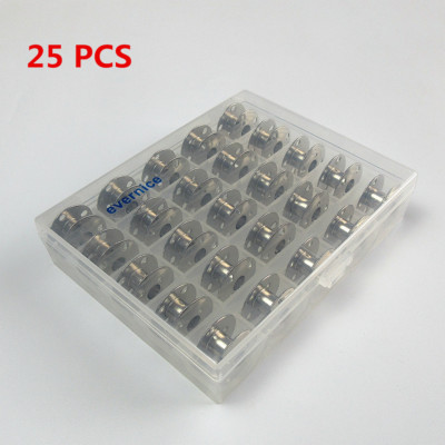 25 Bobbins W/ Box For Singer 66 66-6 99 99-13 185Cl 192 White 8600 8800 ...