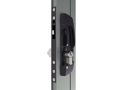 Sliding security screen door lock * Black *( WITH CYLINDERS) | eBay ...