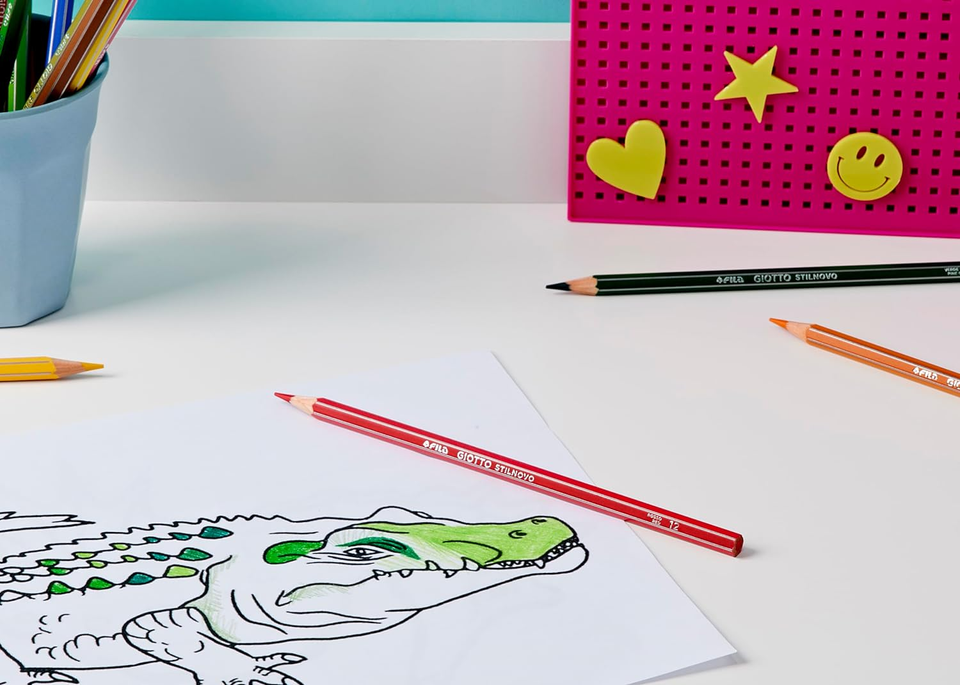 Stilnovo Astuccio Da 24 Matite a Pastello Colorate, 3.3Mm, Multicolore ...