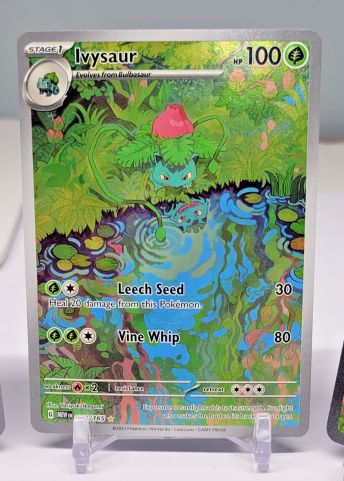 Pokémon TCG 151 Bulbasaur Ivysaur Venusaur EX Evolution Trio Holo NM | eBay
