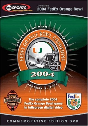 - The 2004 Fedex Orange Bowl - DVD - Color Ntsc - **Excellent Condition ...