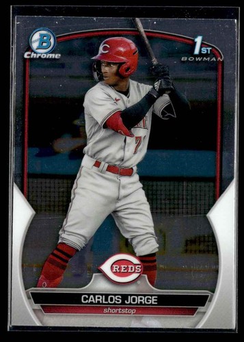 2023 Bowman Chrome Prospects Carlos Jorge Cincinnati Reds #BCP-120 | eBay