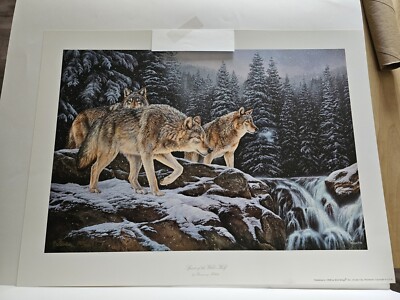 Spirit Of Wild - Wolf Rosemary Millette Signed/numbered 387/950 | eBay