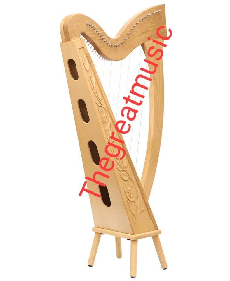29 String Trinity Harp, Celtic Irish Harp, Irish Harp with Levers ...