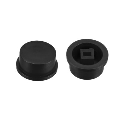 25Pcs Plastic 13.5x7.5mm Latching Pushbutton Tactile Switch Caps Cover ...