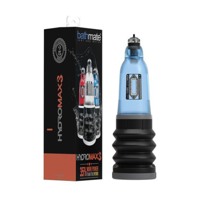 Bathmate Hydromax 3 Water Powered Micro Penis Enlargement Pump - Blue ...
