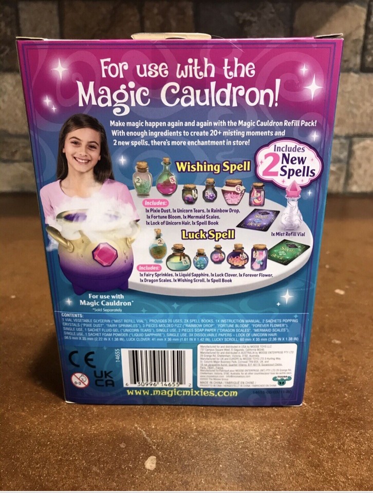 Magic Mixies Magical Mist and Spells Refill Pack for Magic Cauldron ...