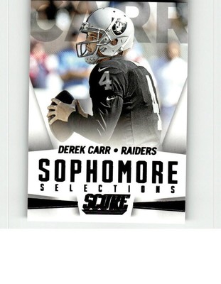 DEREK CARR CARD #3 BFU11R2S3P5 FREE SHIPPING | eBay