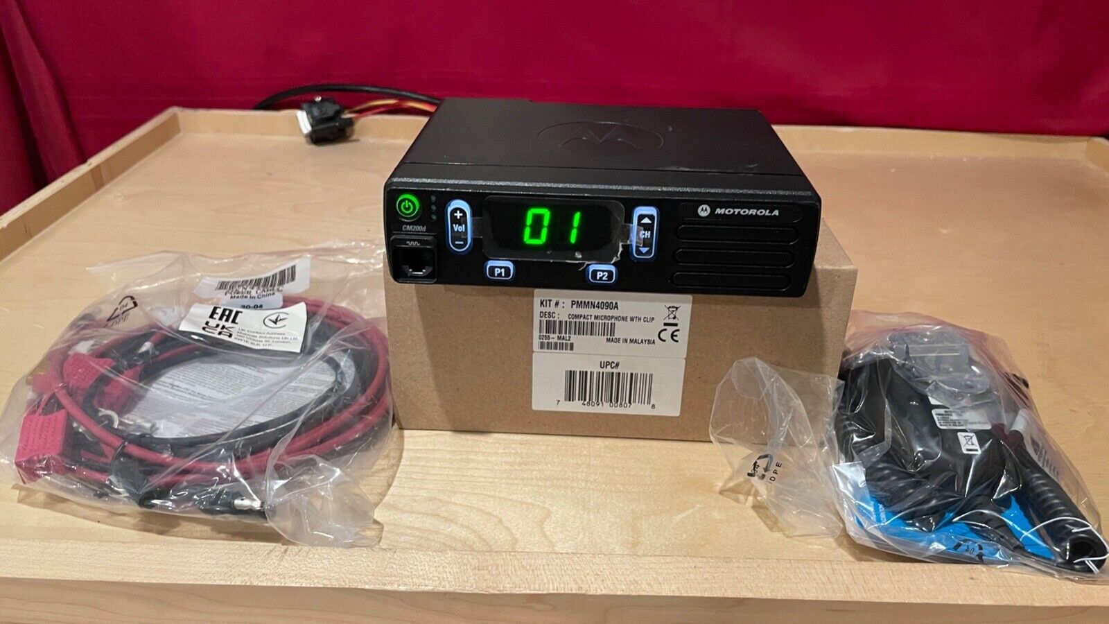 Motorola CM200D-UD25 UHF Digital Mobile Radio - Black for sale online ...