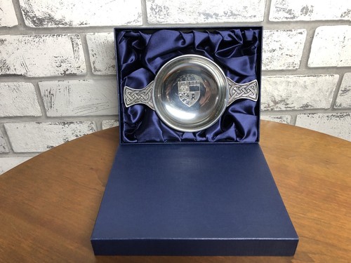 🌟Vintage Scottish Pewter Quaich In Presentation Box 🌟 | eBay